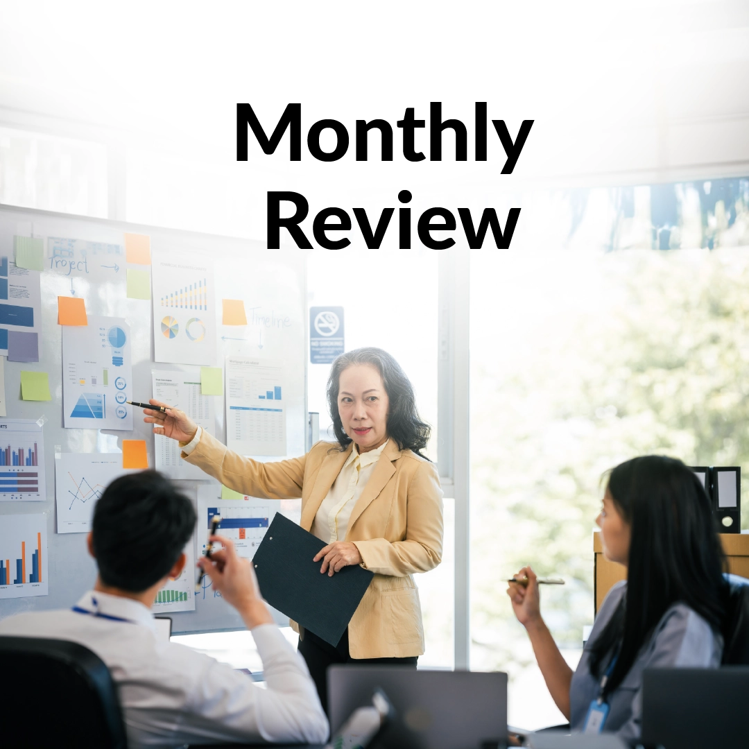 Monthly Review Presentation Template